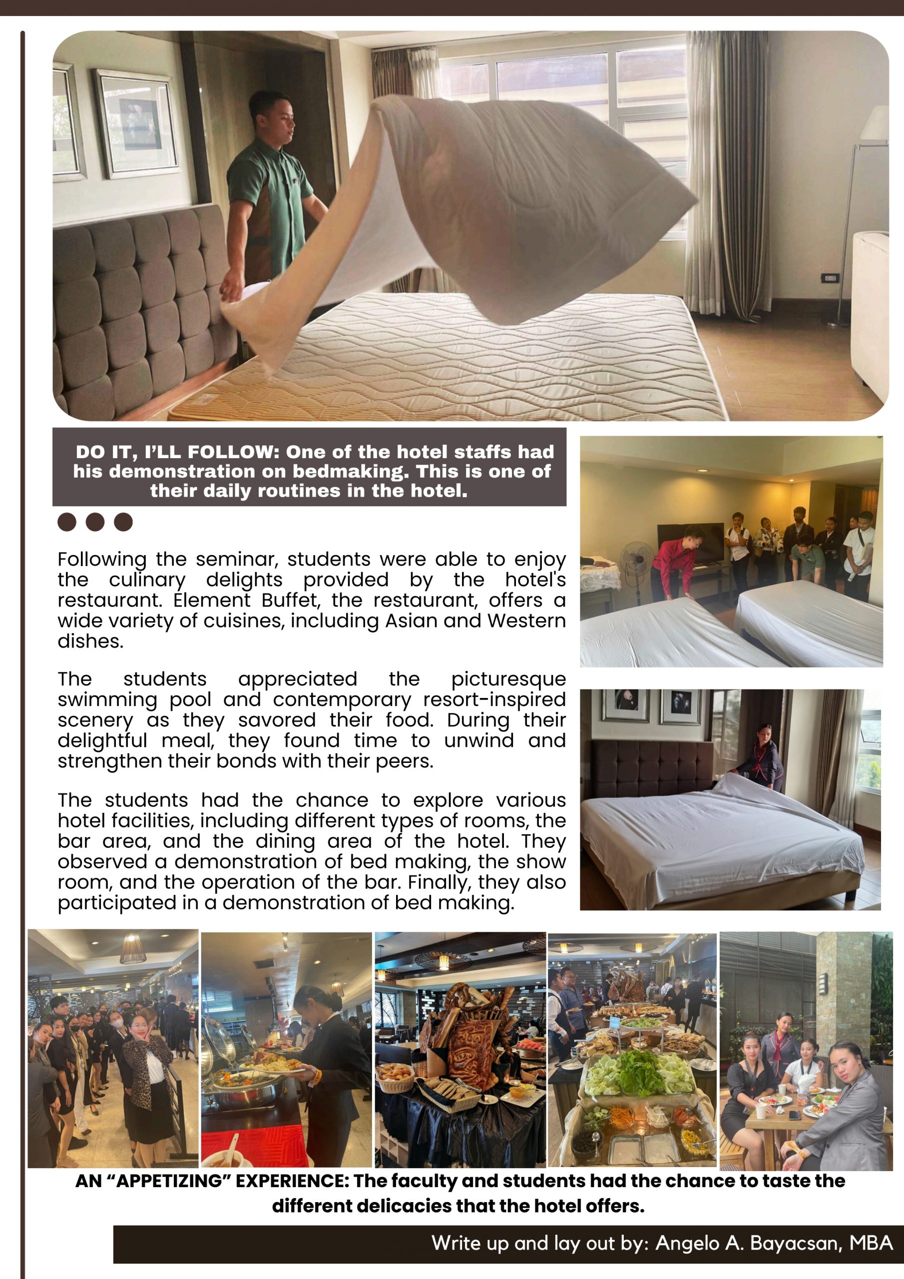 CHTM: EDUCATIONAL TOUR: A HOTEL FAMILIARIZATION WITH SEMINAR – BAGUIO ...